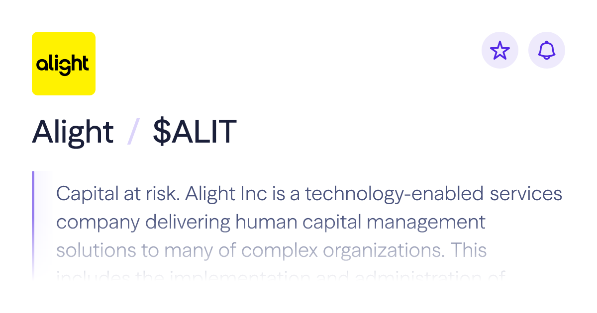 Buy Alight stock | $ALIT Share Price | Lightyear