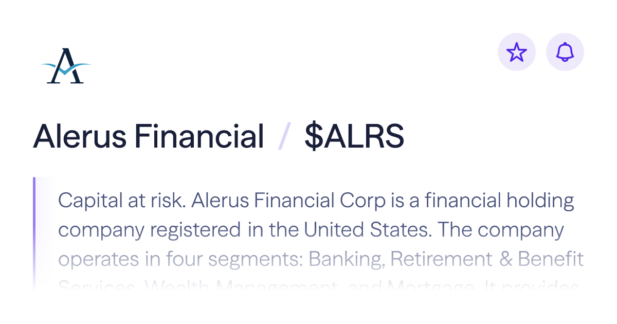 Buy Alerus Financial stock | $ALRS Share Price | Lightyear