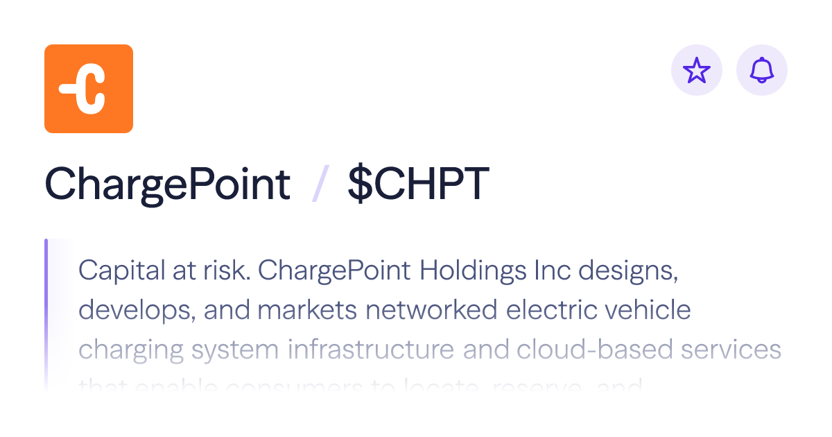 Buy ChargePoint stock | $CHPT Share Price | Lightyear