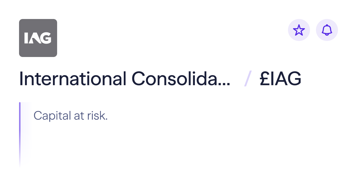 Buy International Consolidated Airlines Group S.A. stock | £IAG Share ...