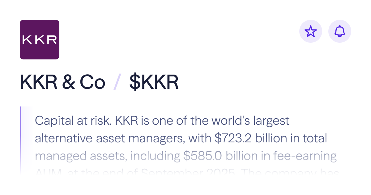 Buy KKR & Co stock | $KKR Share Price | Lightyear