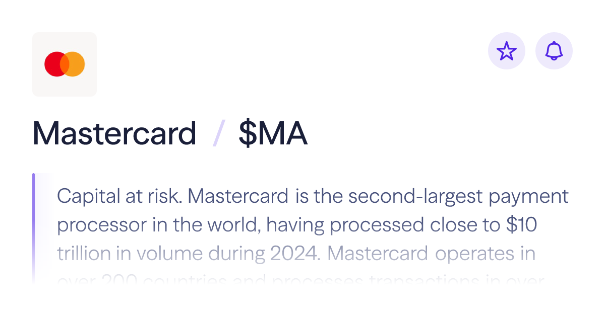 Buy Mastercard stock | $MA Share Price | Lightyear