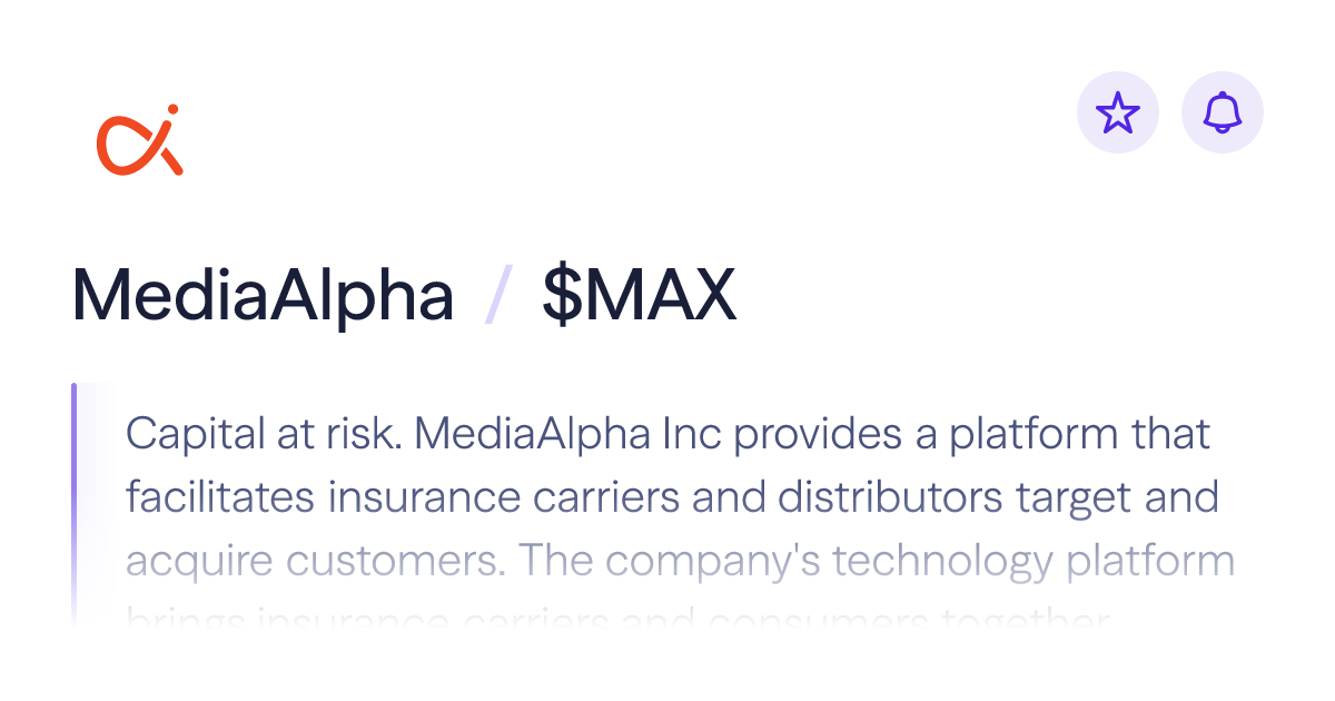 Buy MediaAlpha stock | $MAX Share Price | Lightyear