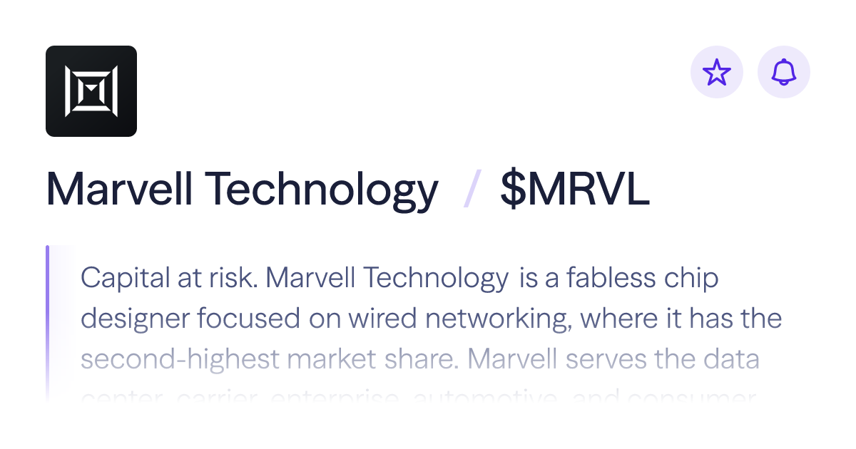 Buy Marvell Technology stock | $MRVL Share Price | Lightyear