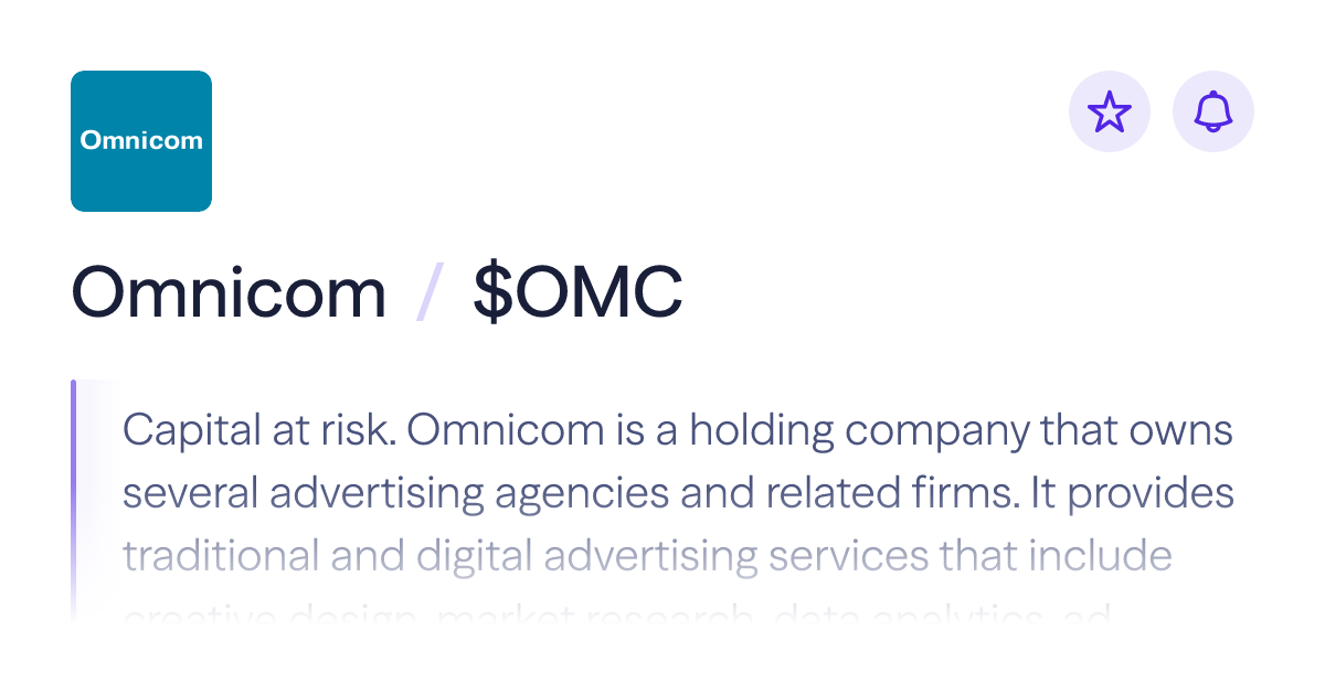 Buy Omnicom stock | $OMC Share Price | Lightyear