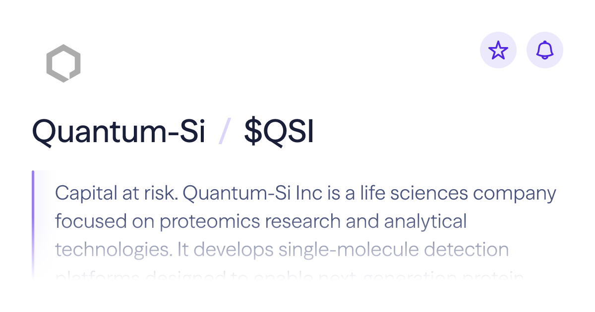 Buy Quantum-Si stock | $QSI Share Price | Lightyear