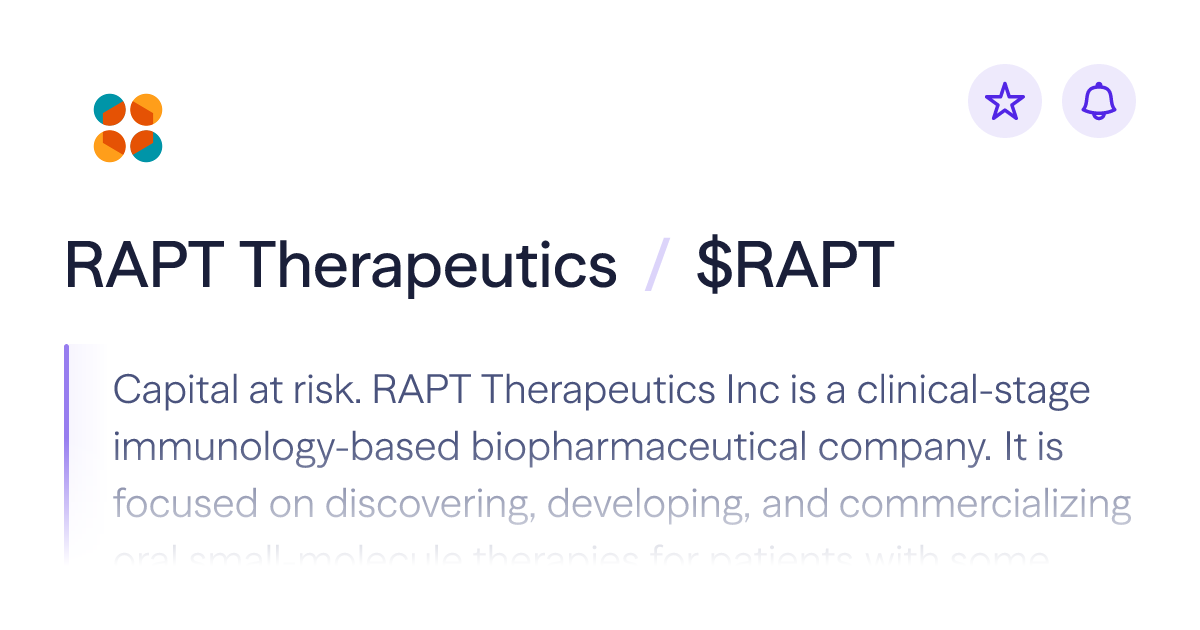 Buy RAPT Therapeutics stock | $RAPT Share Price | Lightyear