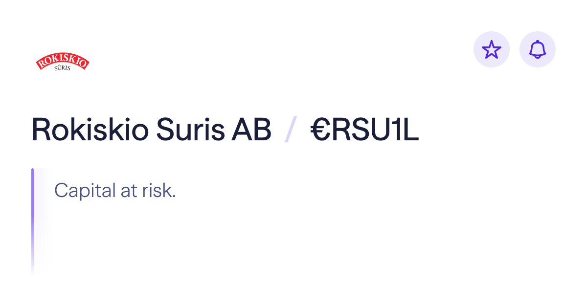 Buy Rokiskio Suris AB stock | €RSU1L Share Price | Lightyear