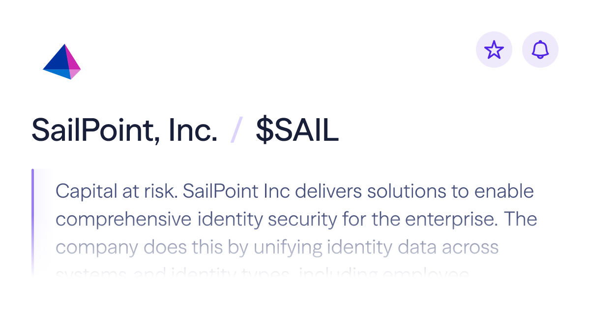 Buy SailPoint, Inc. stock | $SAIL Share Price | Lightyear