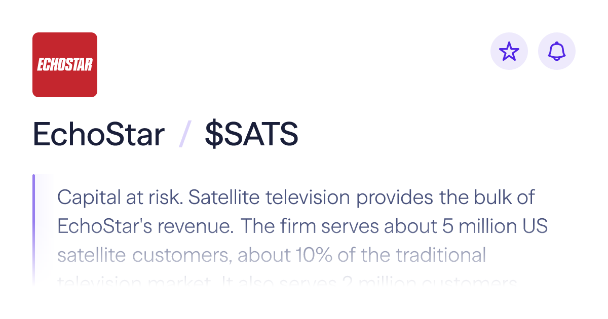 Buy EchoStar stock | $SATS Share Price | Lightyear