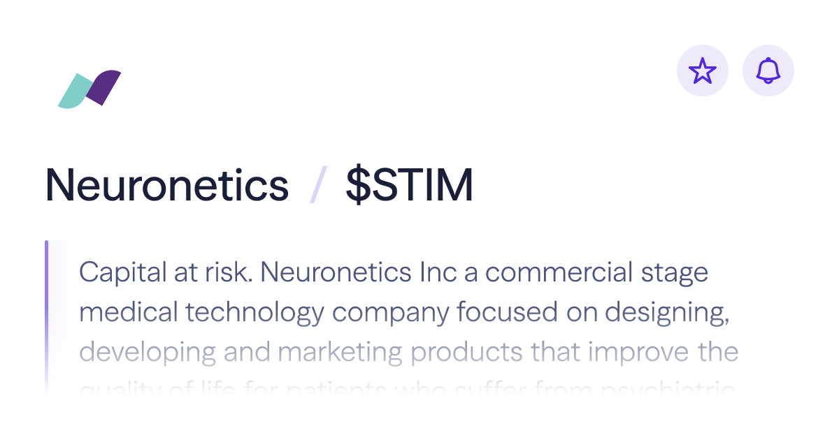 Buy Neuronetics stock | $STIM Share Price | Lightyear