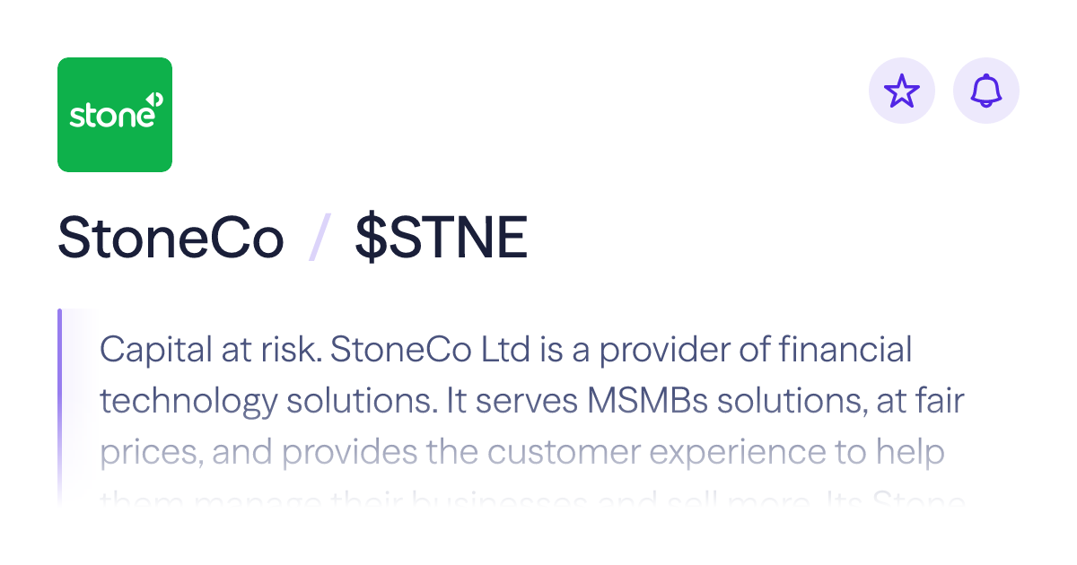 Buy StoneCo stock | $STNE Share Price | Lightyear