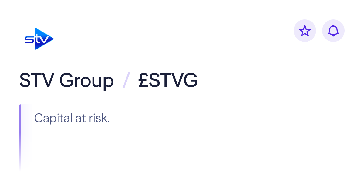 Buy STV Group stock | £STVG Share Price | Lightyear