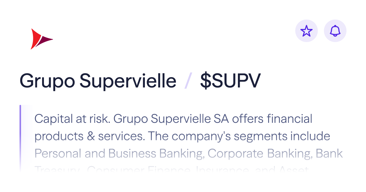 Buy Grupo Supervielle stock | $SUPV Share Price | Lightyear