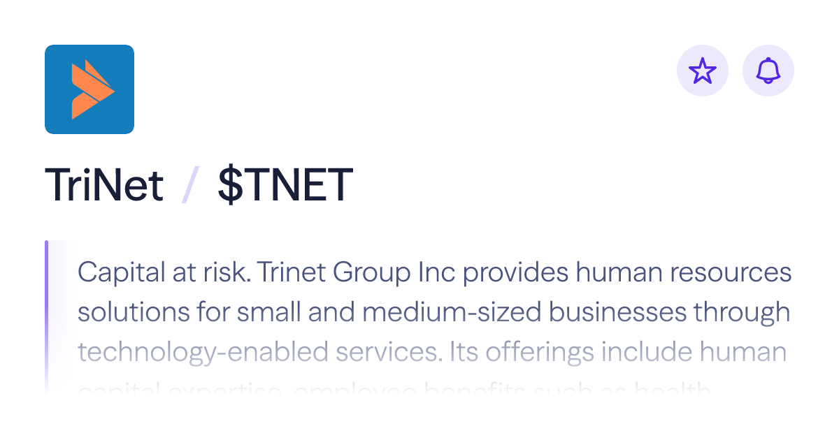 Buy TriNet stock | $TNET Share Price | Lightyear