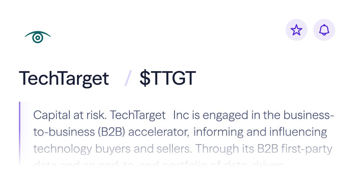 Buy TechTarget stock | $TTGT Share Price | Lightyear