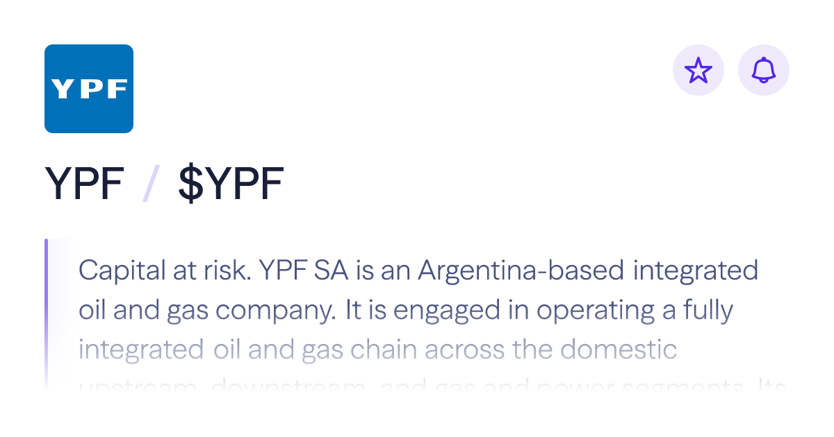Buy YPF stock | $YPF Share Price | Lightyear