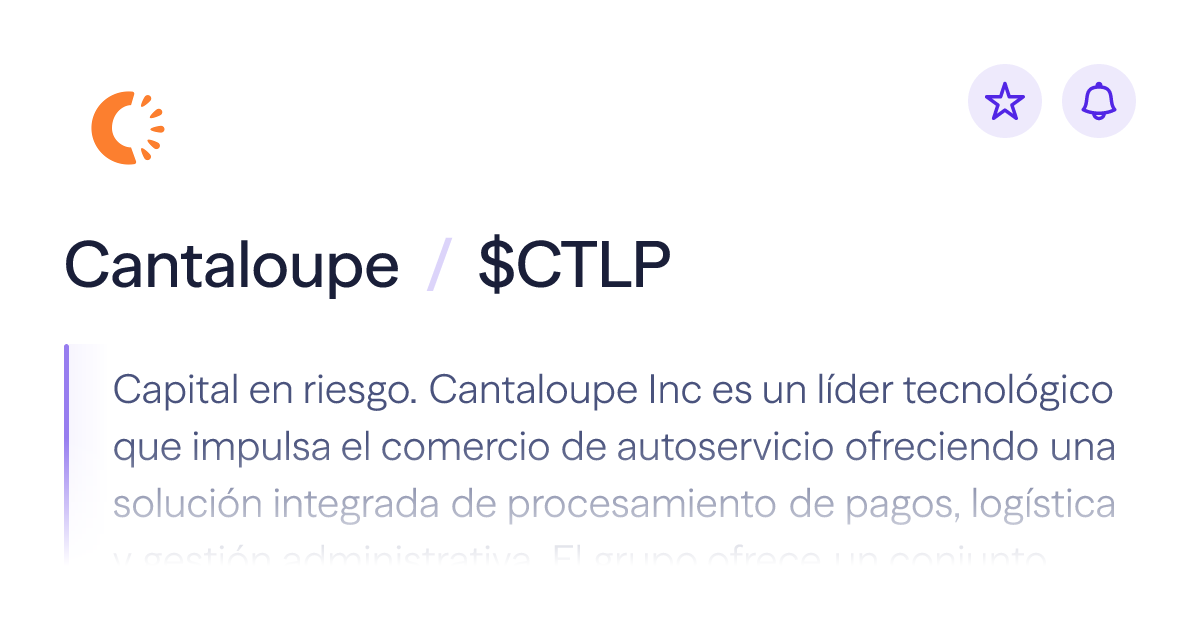 Compra acciones de Cantaloupe | Precio de $CTLP | Lightyear